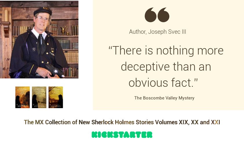Sherlock Author Profile - Joseph Svec III – Sherlock Holmes Books by MX ...