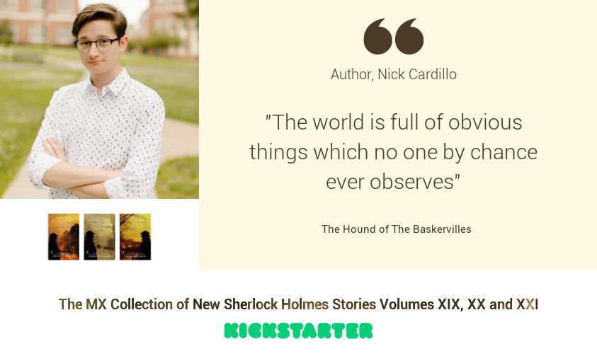 Sherlock Author Profile - Nick Cardillo – Sherlock Holmes Books by MX ...