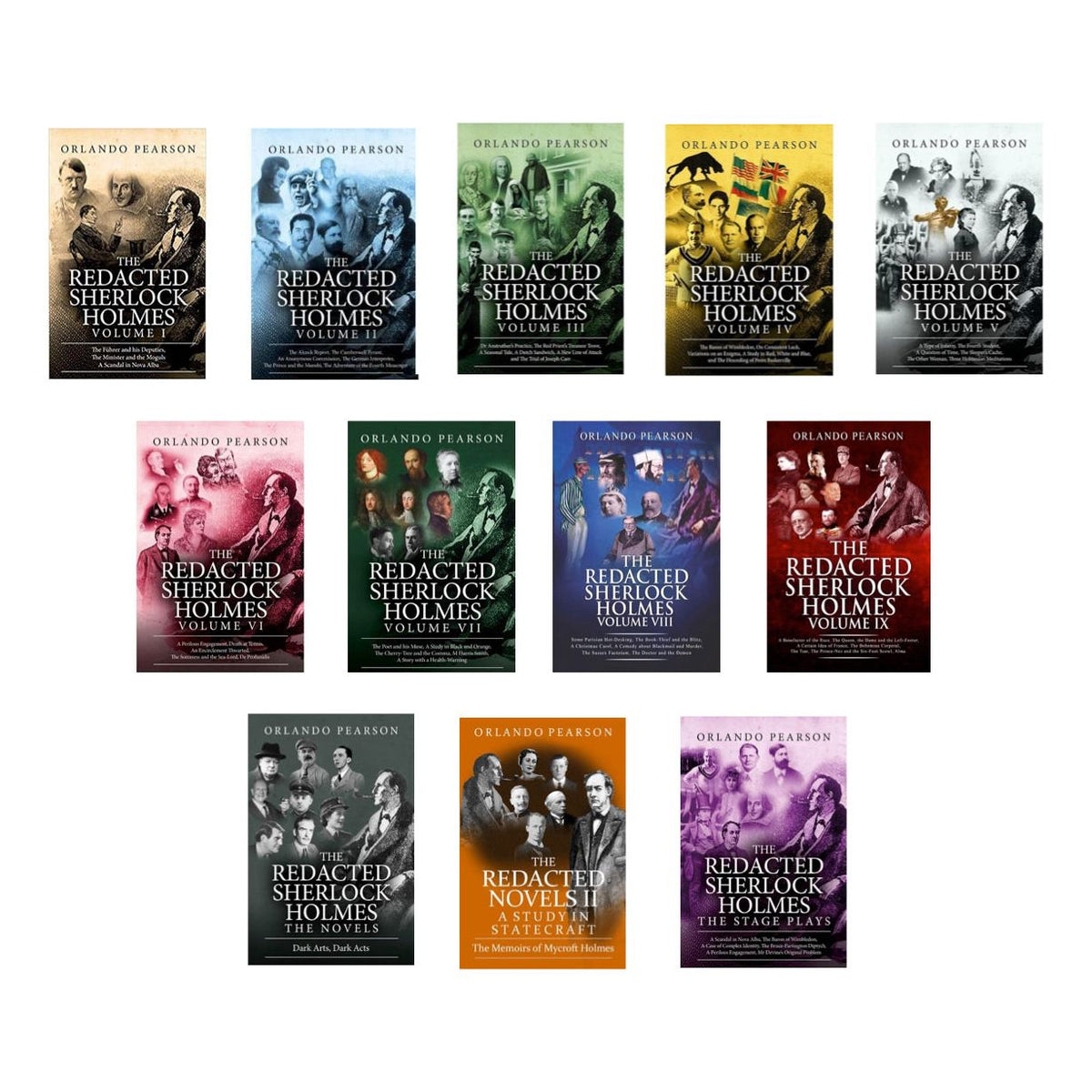 The Redacted Sherlock Holmes - Twelve Editions – Sherlock Holmes Books ...